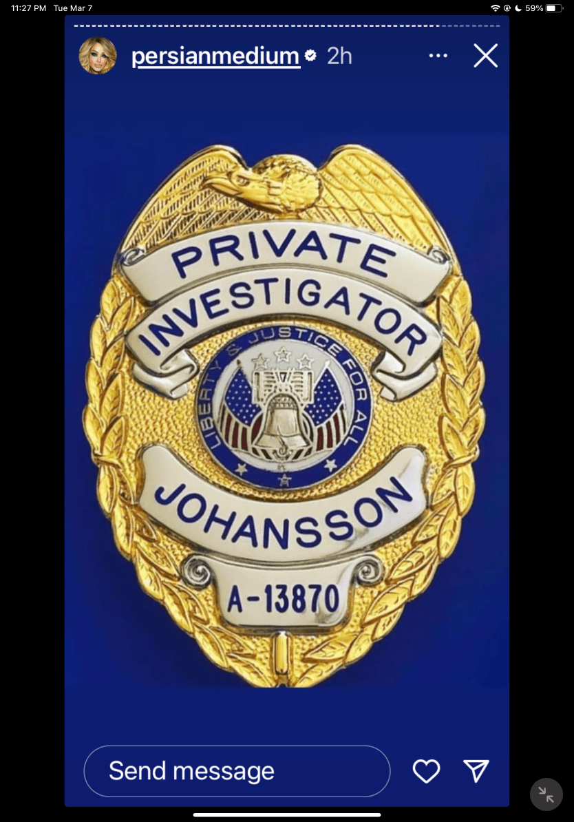 Persian Medium, PI, Dr. Fia Johansson and the Maddie McCann case ...